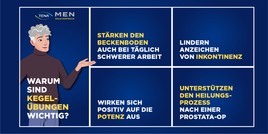 Kegel-Übungen für Männer | TENA MEN
