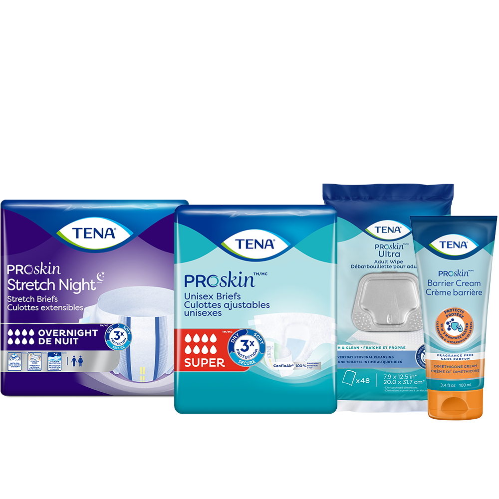 Find the fit for your loved one in the TENA Product Range