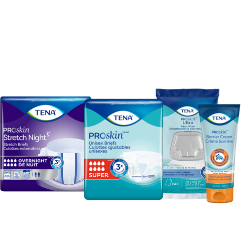 Trusted incontinence products for Home Care by TENA