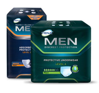 TENA Men-producten tegen ongewenst urineverlies - TENA