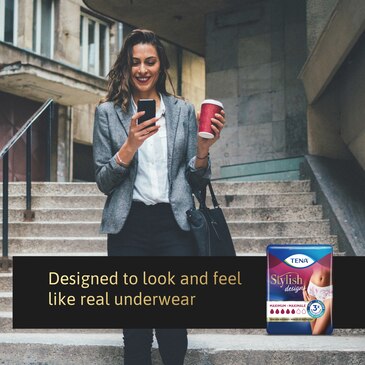 TENA Stylish Designs Maximum | Incontinence Underwear