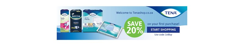 Bladder problems? TENA offers protection against leaks, odour and moisture
