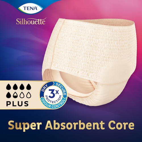 Tena Silhouette Sous Vêtement Absorbant Féminin Taille Haute En