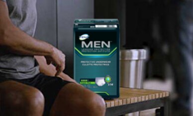 Choose the right male incontinence product for you from TENA Men.