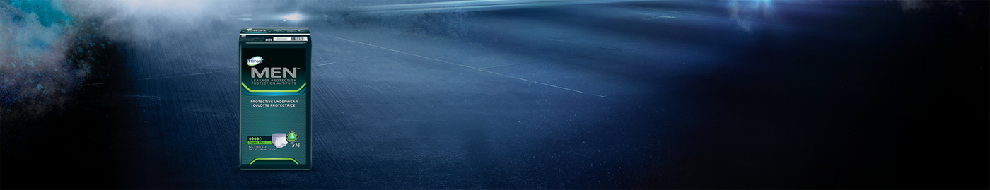 Keep control of urinary leakage with TENA Men - TENA