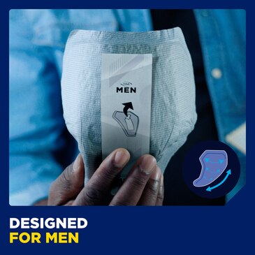 TENA Men Overnight Extra Coverage Guard | Incontinence pad