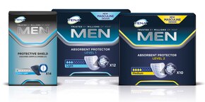 Incontinence pads and pants specially made for men