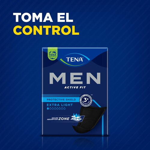 TENA Men Active Fit Protector Extra Light | Protector para la incontinencia