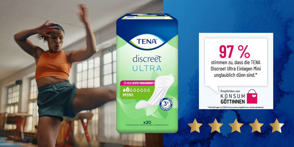 TENA Discreet Ultra Einlagen Mini im Test | TENA