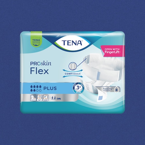 TENA ProSkin Flex – Easier to use for better comfort and care
